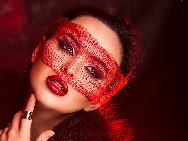 720p Free Download Masked Beauty Woman Faces Models Female