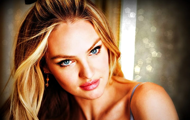 Candice Swanepoel Girl Model Blonde Beauty Woman Blue Eyes Hd