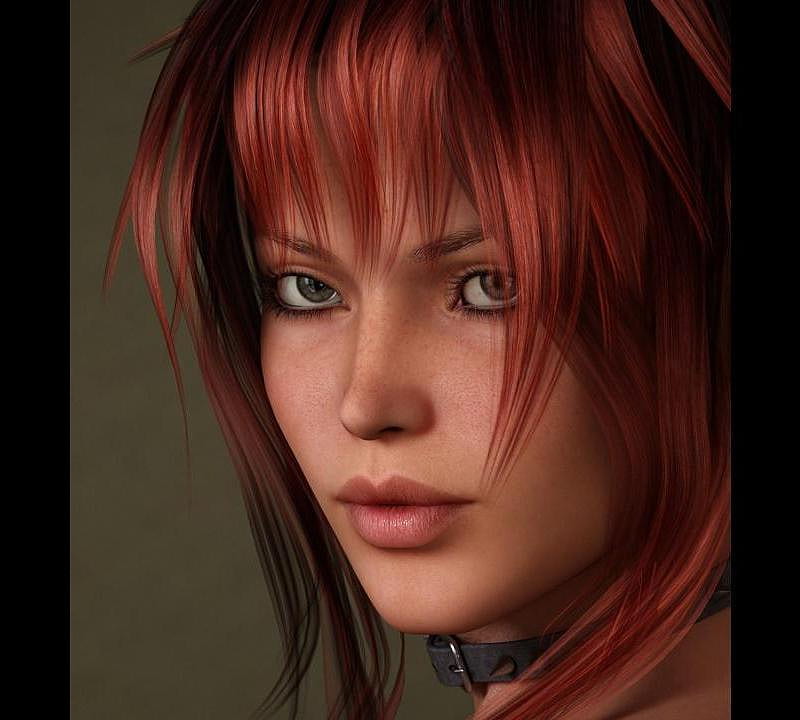 1366x768px 720p Free Download Red Pretty Female Cg Redhead Eye