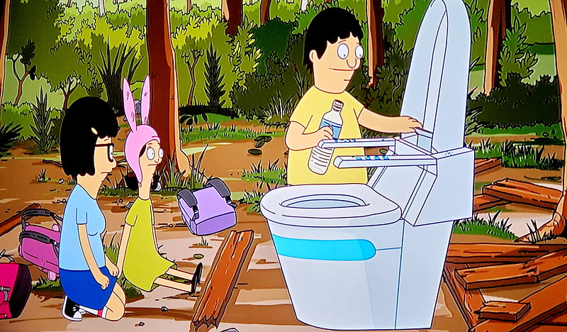 Genetoilet Bobs Burger Gene Belcher Louise Belcher Tina Belcher Hd