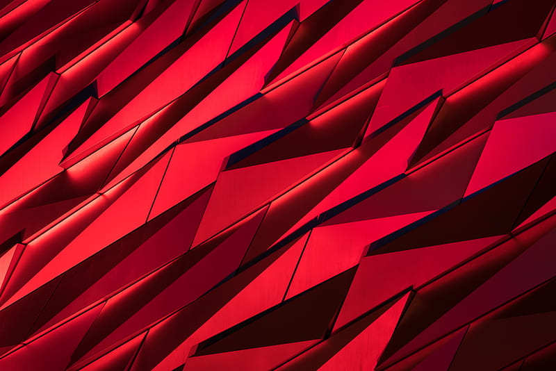Abstracto Rojo Artístico Formas Fondo De Pantalla Hd Peakpx