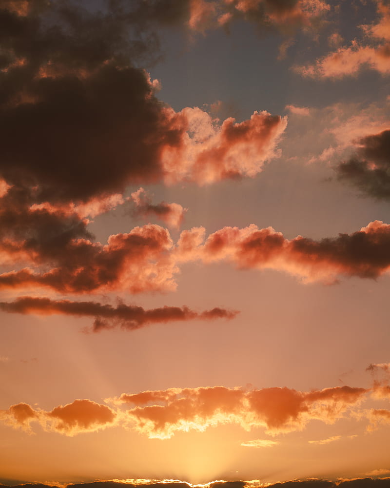 Clouds Bonito Sunset Sky Hd Phone Wallpaper Peakpx