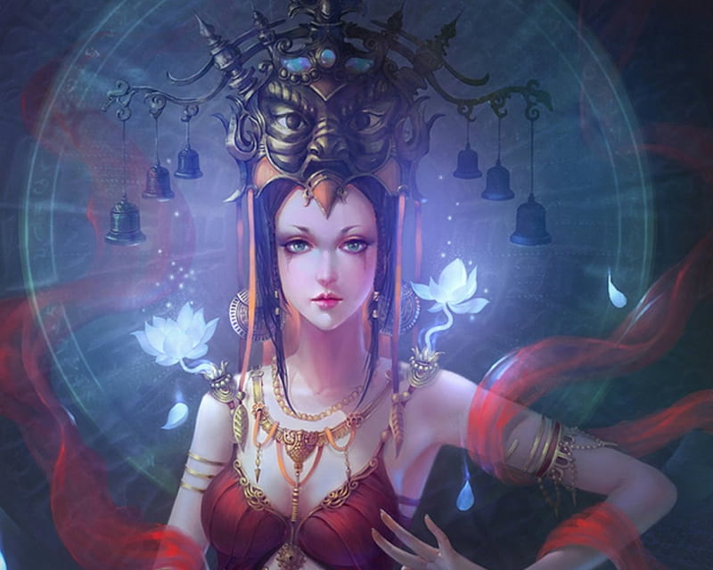 Fantasy Girl Crown Art Fantasy Woman Hd Wallpaper Peakpx