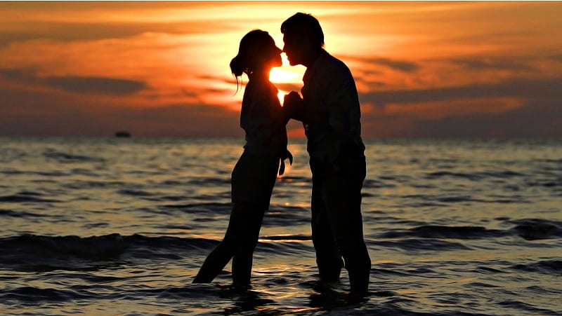 Sunset Love Romantic Couple Hd Wallpaper Peakpx