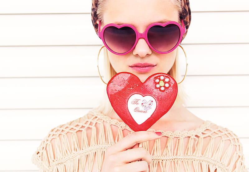 Love Glasses Model Girl Hd Wallpaper Peakpx
